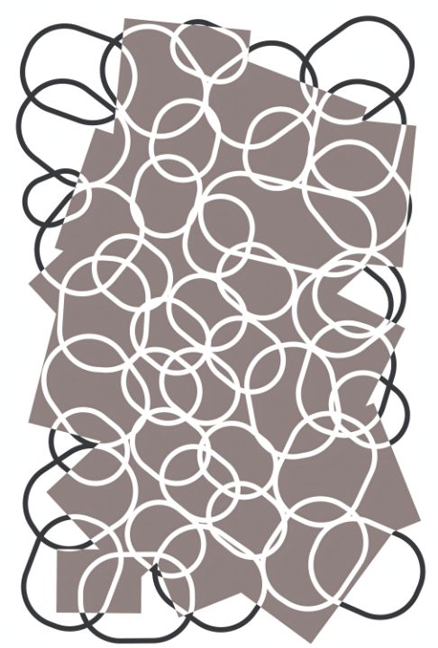 Abstract Loops Black and White - Impress Art Studio - Drawings ...