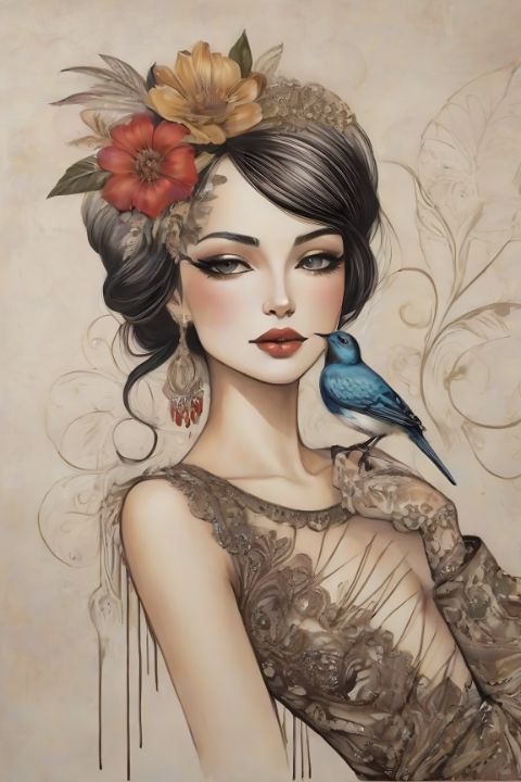 Women Painting - Impress Art Studio - Digital Art & AI, Abstract, Other ...