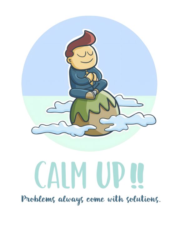 Calm Up Wall Art - Impress Art Studio - Paintings & Prints, Abstract ...