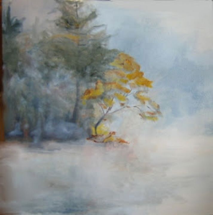 Misty River - Paintings by Jennifer Redman Wadsworth - Paintings ...