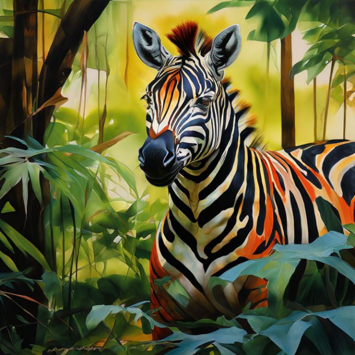zebra - marwa_art - Digital Art & AI, Animals, Birds, & Fish, Zebras ...