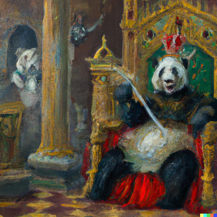 King Panda - ADADAd's Garbage Can - Paintings & Prints, Animals, Birds ...