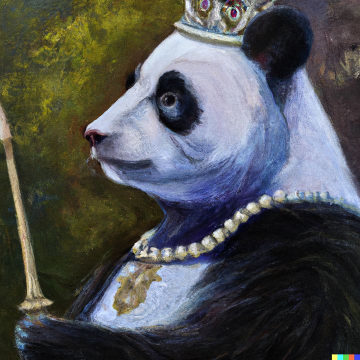 Queen Panda - ADADAd's Garbage Can - Paintings & Prints, Animals, Birds, & Fish, Bears, Panda ...