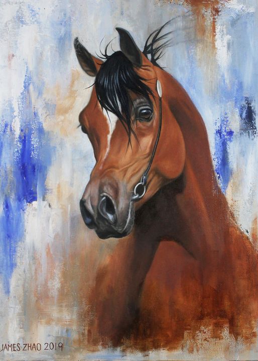 The Soul of the Desert - James Zhao Art Gallery - Paintings & Prints ...