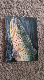 Salmon Spawning in sunlight - Wild Rustic Art - Paintings & Prints ...