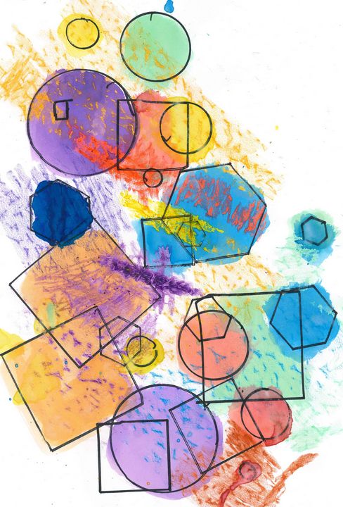 Rob's Texture and Resist - Wabash Center Art Program - Paintings ...