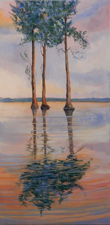 Reflections 2 - Joy Parks Coats Art - Paintings & Prints, Landscapes ...