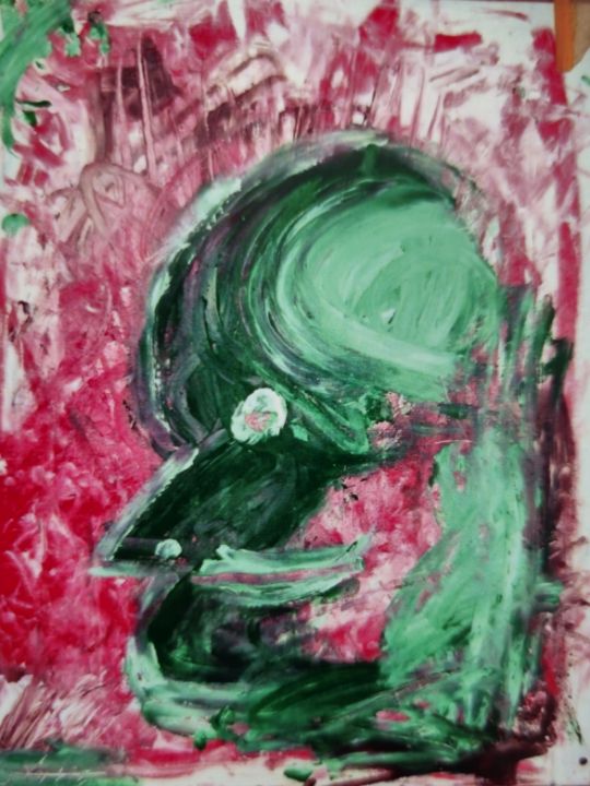 UNTITLED HEAD - Shaft - Paintings & Prints, Abstract, Figurative - ArtPal