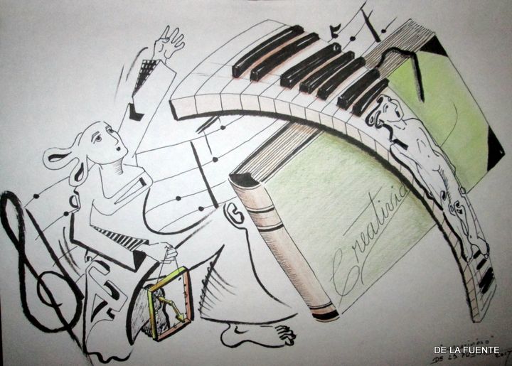 CREATIVIDAD-TINTA SOBRE PAPEL. 33,3 - DELAFUENTE ORIGINALS - Drawings ...