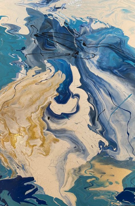 Blue Haze - Ashley Mullen Creative Consulting, LLC - Paintings & Prints ...