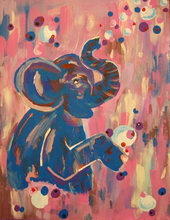 Happy Feet - The Twisted Elephant - Paintings & Prints, Animals, Birds ...