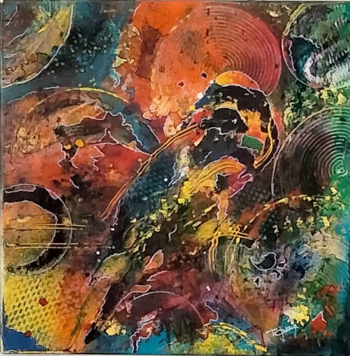 Oiseau Lune - GUERIN TONY - Paintings & Prints, Abstract, Other ...