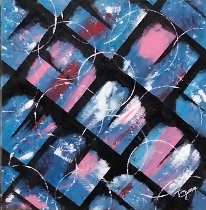 Diamant Bleu - GUERIN TONY - Paintings & Prints, Abstract, Other ...