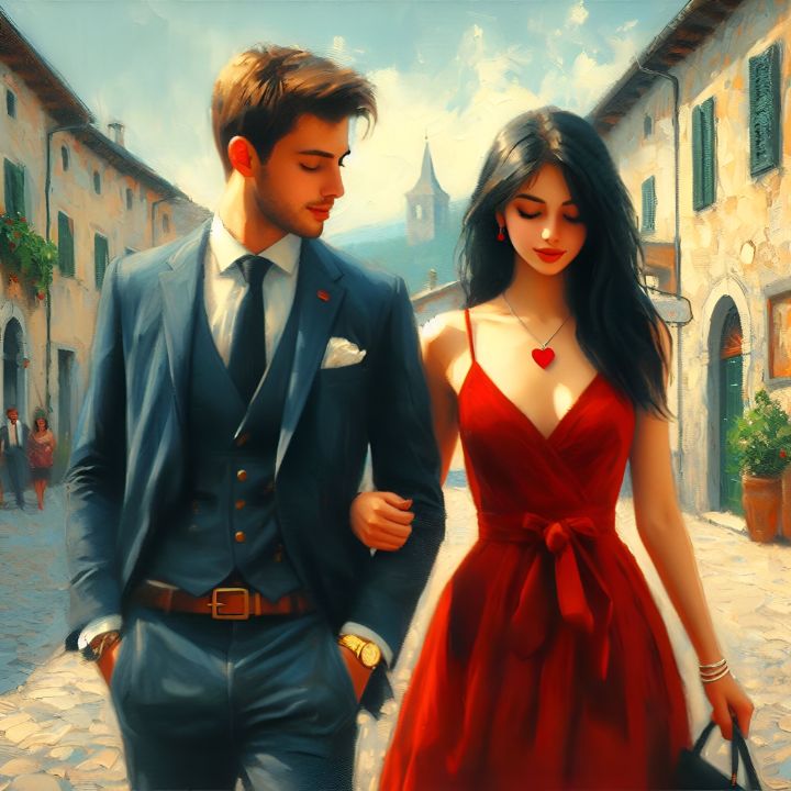 Lovers walking in the day #18 - South Art and Tales - Digital Art & AI ...