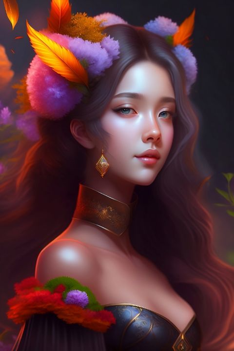 Ethereal Enchantress: A Digital Art - Creative Hub - Drawings ...