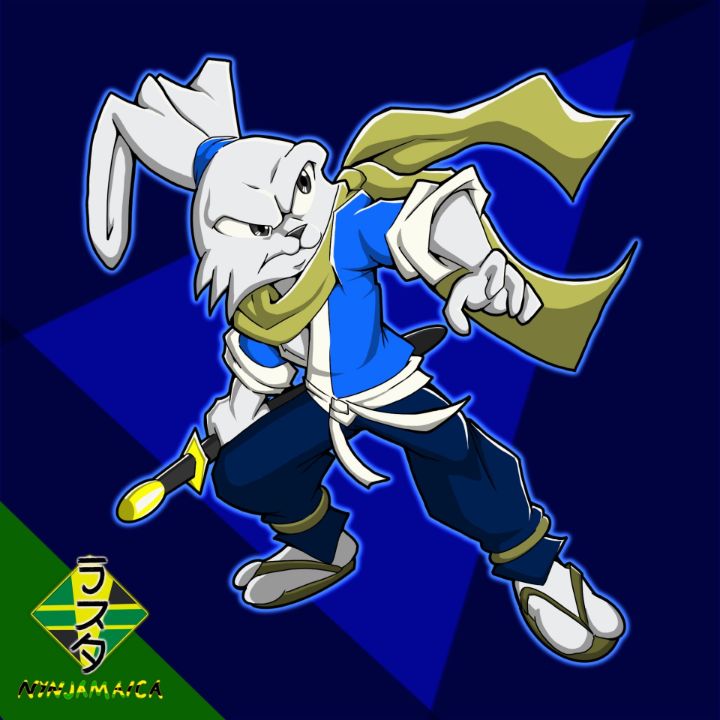 Usagi, the Samurai Rabbit - Nynjamaica - Digital Art & AI, Abstract ...