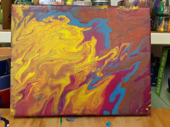 Magma - Earl's Homemade Arts - Paintings & Prints, Abstract, Color - ArtPal