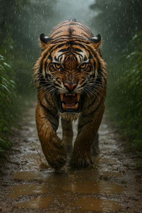 Fierce Tiger - Maddy Arts - Photography, Animals, Birds, & Fish, Wild ...