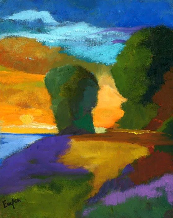 Sunrise on the Ridge - Late To Bloom Art - Paintings & Prints ...