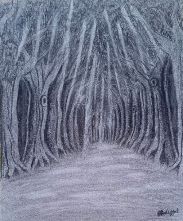 Into the woods - Creative me - Drawings & Illustration, Landscapes ...