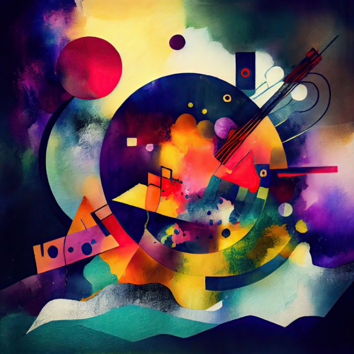 Abstract Colorful artwork #4 Music - Lolly Shine - Digital Art & AI ...