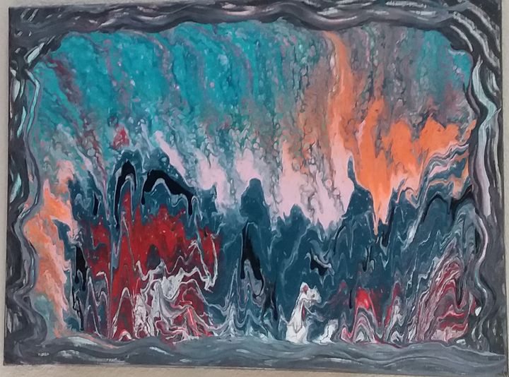 The Explosion - MsEclecticBySherry - Paintings & Prints, Abstract ...