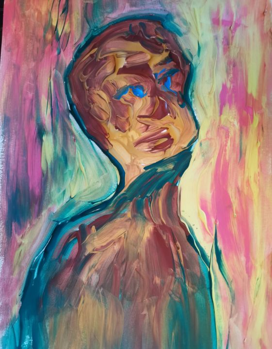 Beige Portrait - Rodar Design - Paintings & Prints, People & Figures ...