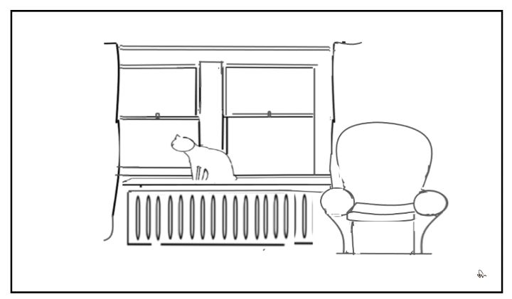 Cat at Window - Copy Cat - Drawings & Illustration, Animals, Birds ...