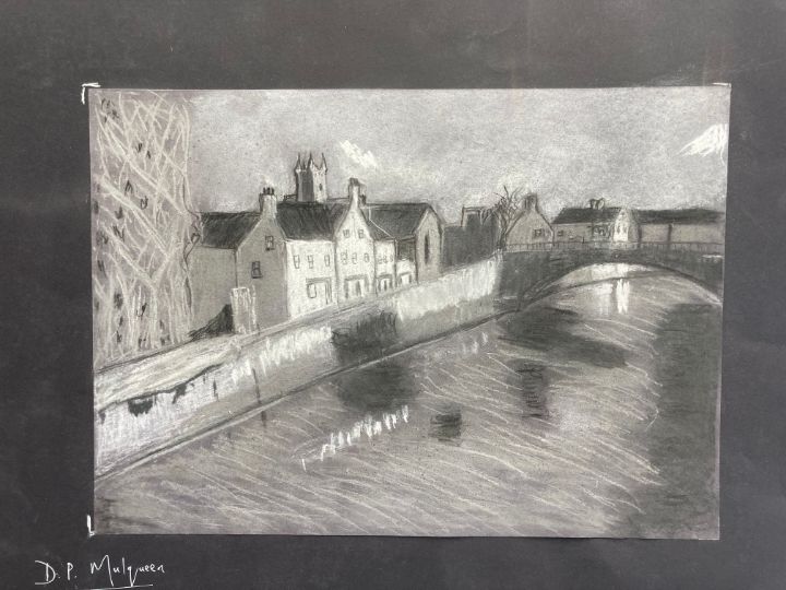 The Club Bridge, Ennis - Dermot Mulqueen - Paintings & Prints ...