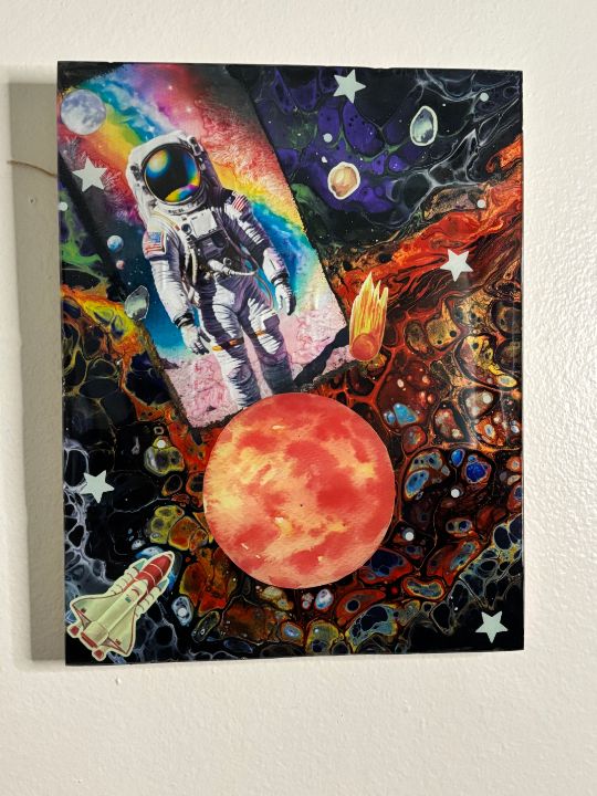 "Wild Spaces" - That Paint Flow - Paintings & Prints, Astronomy & Space ...