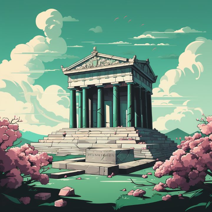 Mausoleo de Halicarnaso/ Mausoleum - Pictio - Digital Art, Buildings ...