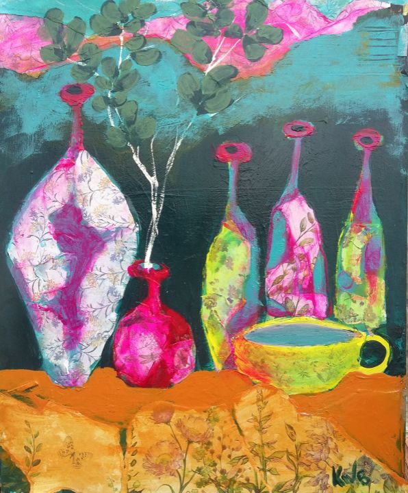 Tea for One - Kevin Blake - Paintings & Prints, Still Life, Vases ...