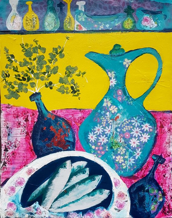 Sardines From Portugal - Kevin Blake - Paintings & Prints, Still Life ...