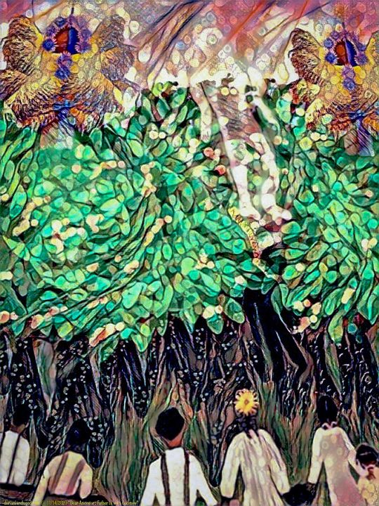 Dear Ancestor: Father's with God Now - Refuged - Digital Art & AI ...