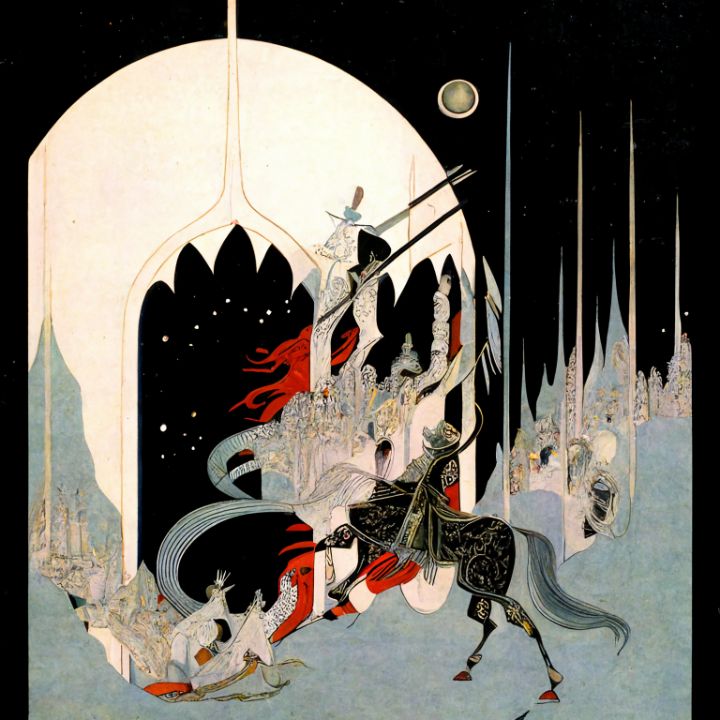 The Dark Magus at the Gate of Hell - Studio Cartes Blanches - Digital ...