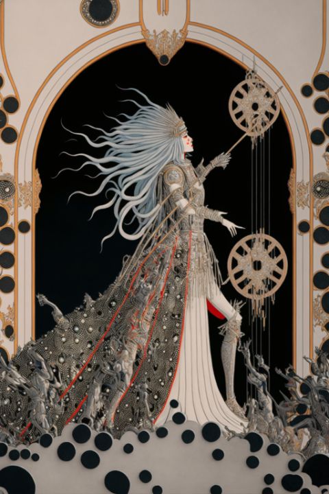 The White Princess in Armor - Studio Cartes Blanches - Digital Art & AI ...