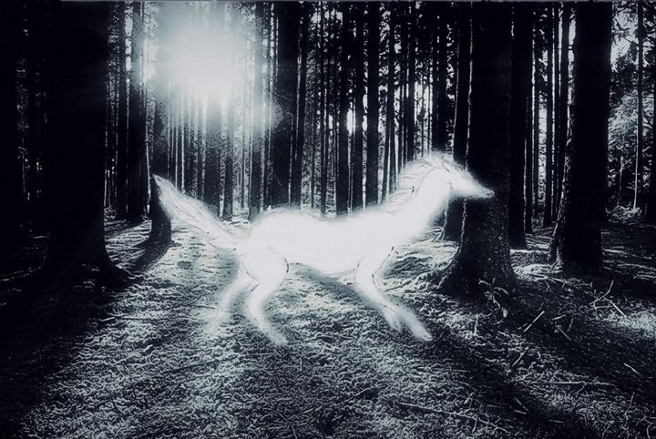 Phantom horse - Strange World - Digital Art & AI, Animals, Birds ...