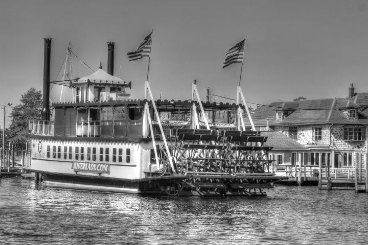 River Lady at Rest Toms River B/W - Brad Knorr Art - Photography ...