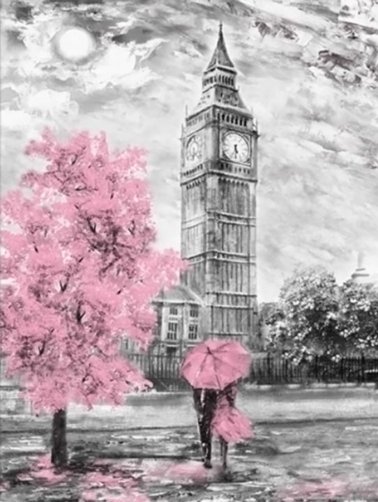 London portrait - Mego Store - Paintings & Prints, Places & Travel ...