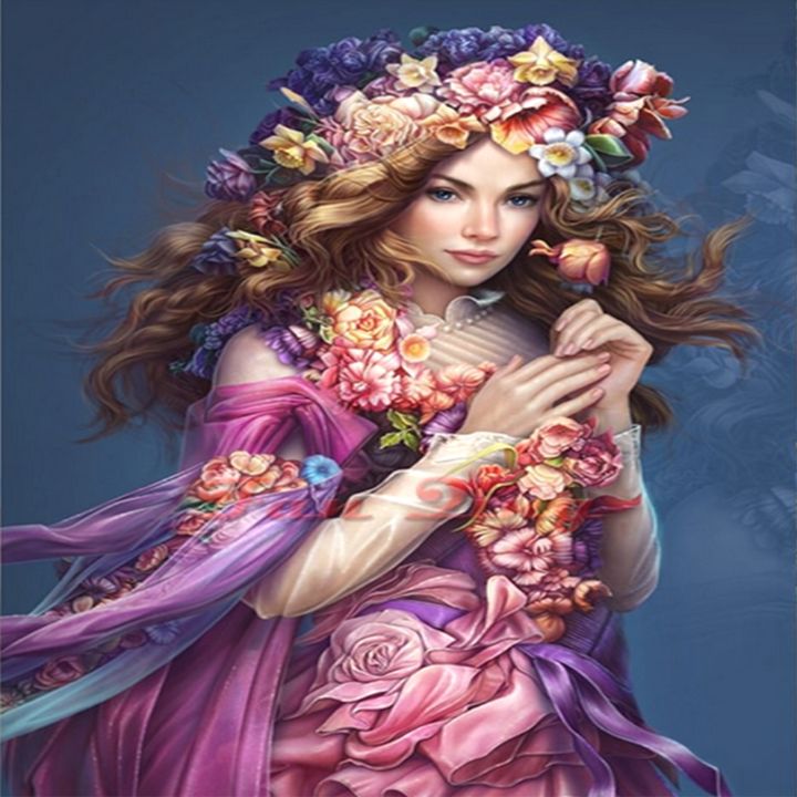 Flower Lady Portrait - Mego Store - Photography, People & Figures ...