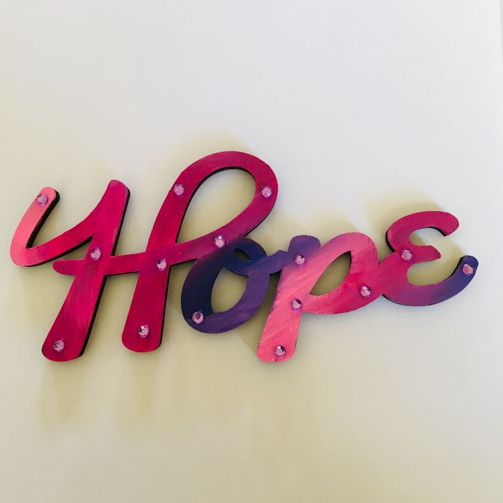 Hope is Key! - Butterflies11 - Paintings & Prints, Abstract, Text - ArtPal