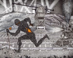 Button - Paintings & Prints