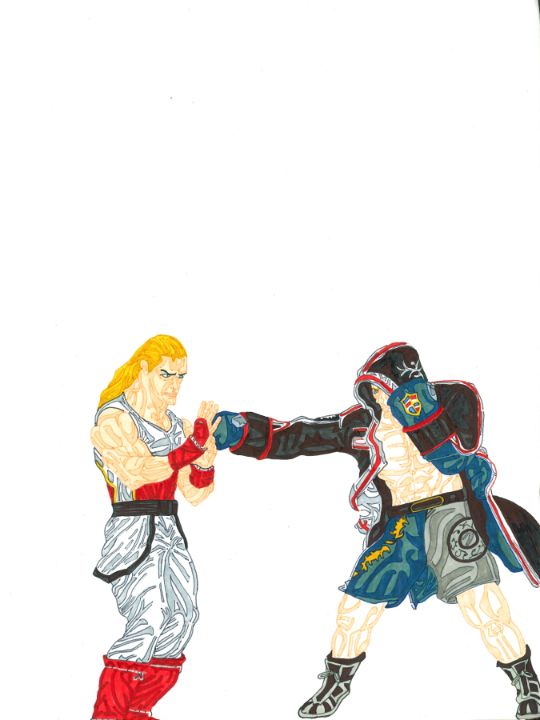 Tekken v KOF #6 Bogard v Fox - Jose R. - Drawings & Illustration ...