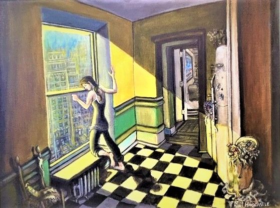 Lockdown - Kurt Hardcastle - Paintings & Prints, People & Figures ...