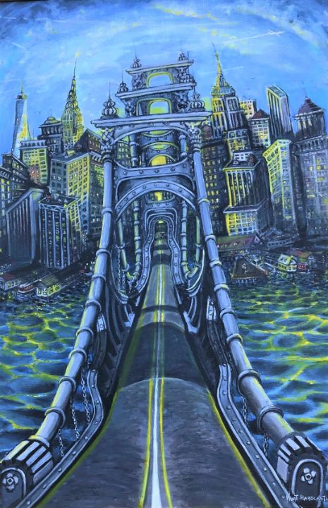 Returning - Kurt Hardcastle - Paintings & Prints, Buildings ...
