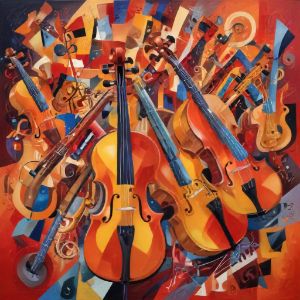 Symphony in Color - SqueezingSnowflakes - Digital Art & AI, Abstract ...