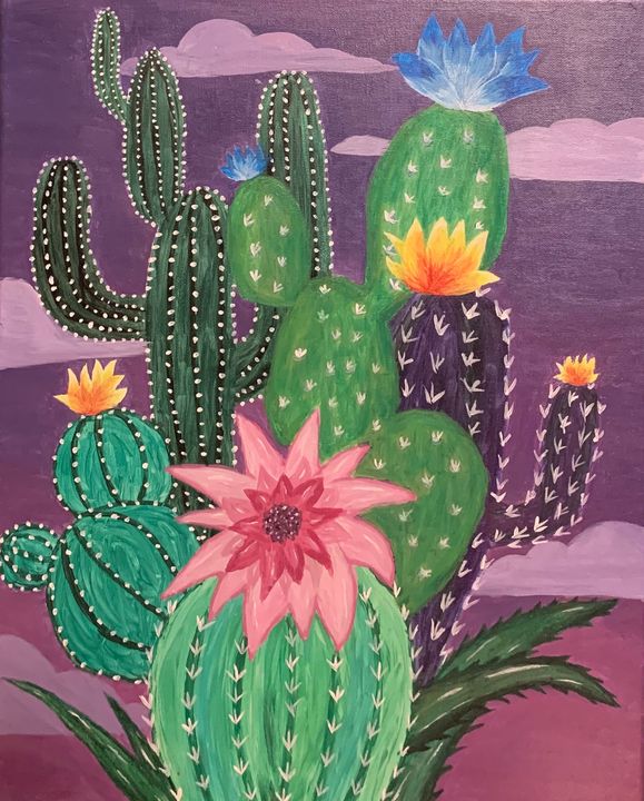 Cacti - Sarah Bolyard - Paintings & Prints, Flowers, Plants, & Trees ...