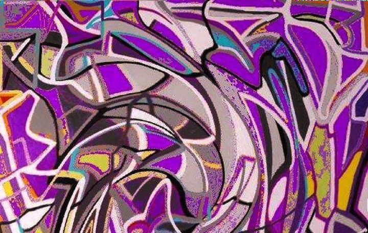 Purple Haze - CreativeSoul - Digital Art, Abstract, Color - ArtPal