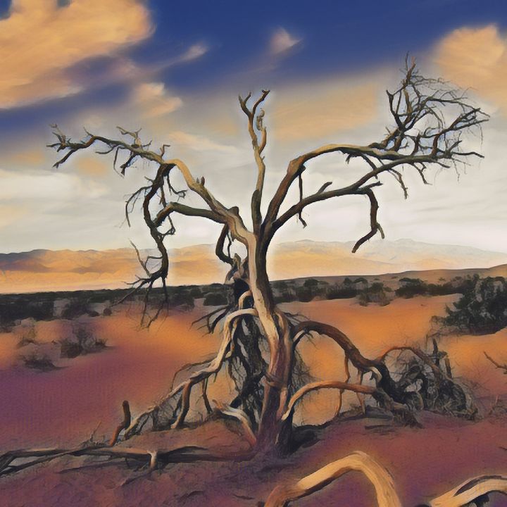 Dead Tree Of Life - CreativeSoul - Paintings & Prints, Abstract, Color ...