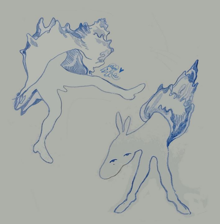 horseshell, seahorse - nephrosoupp - Drawings & Illustration, Fantasy ...